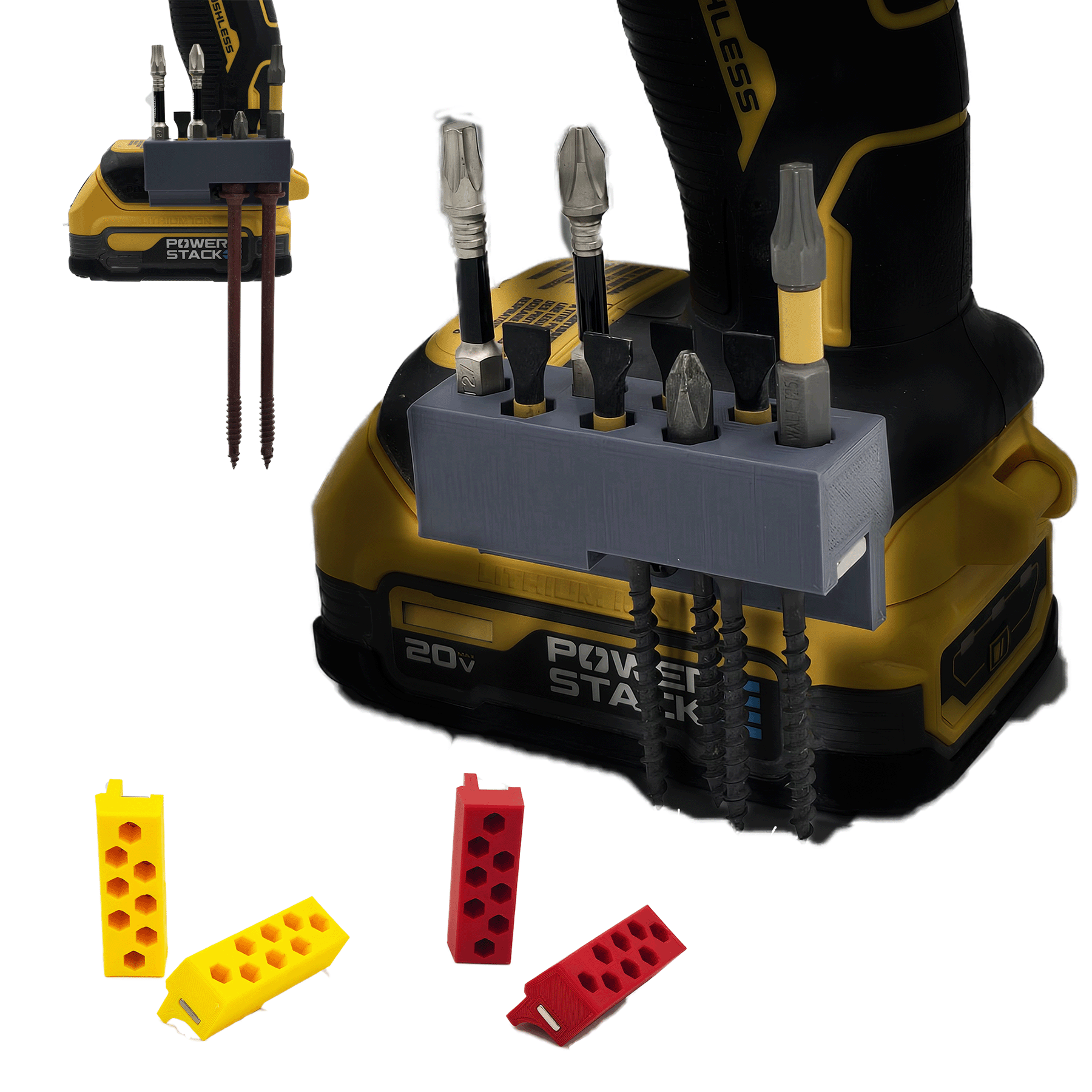Magnetic Bit Holder For Power Tools [DeWALT, Milwaukee M18, Craftsman ...